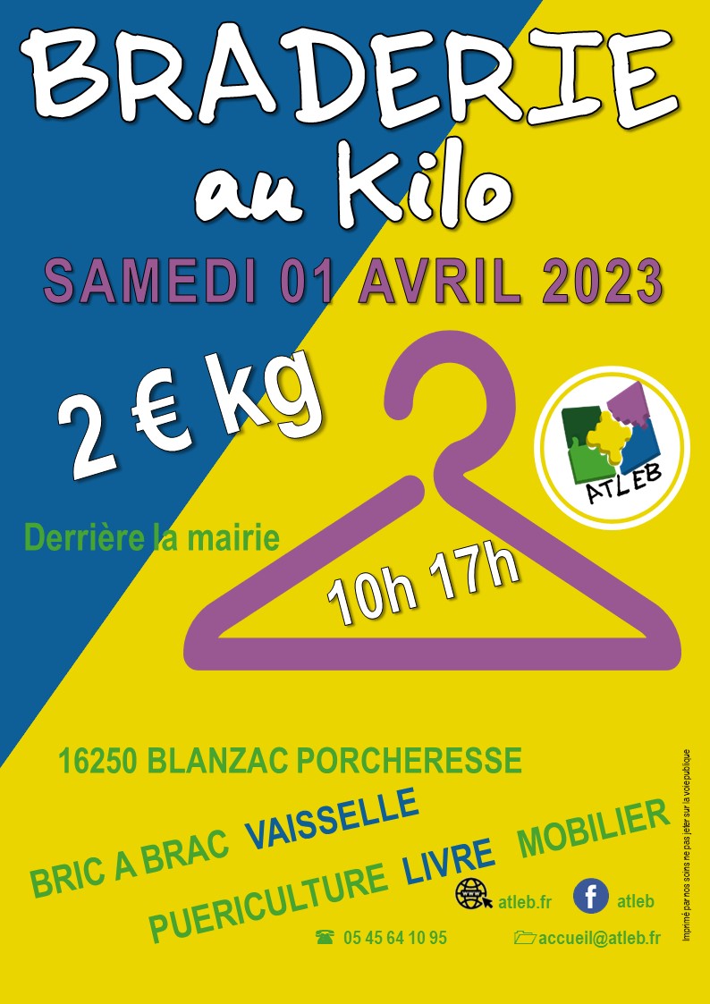 BRADERIE 1er avril 2023